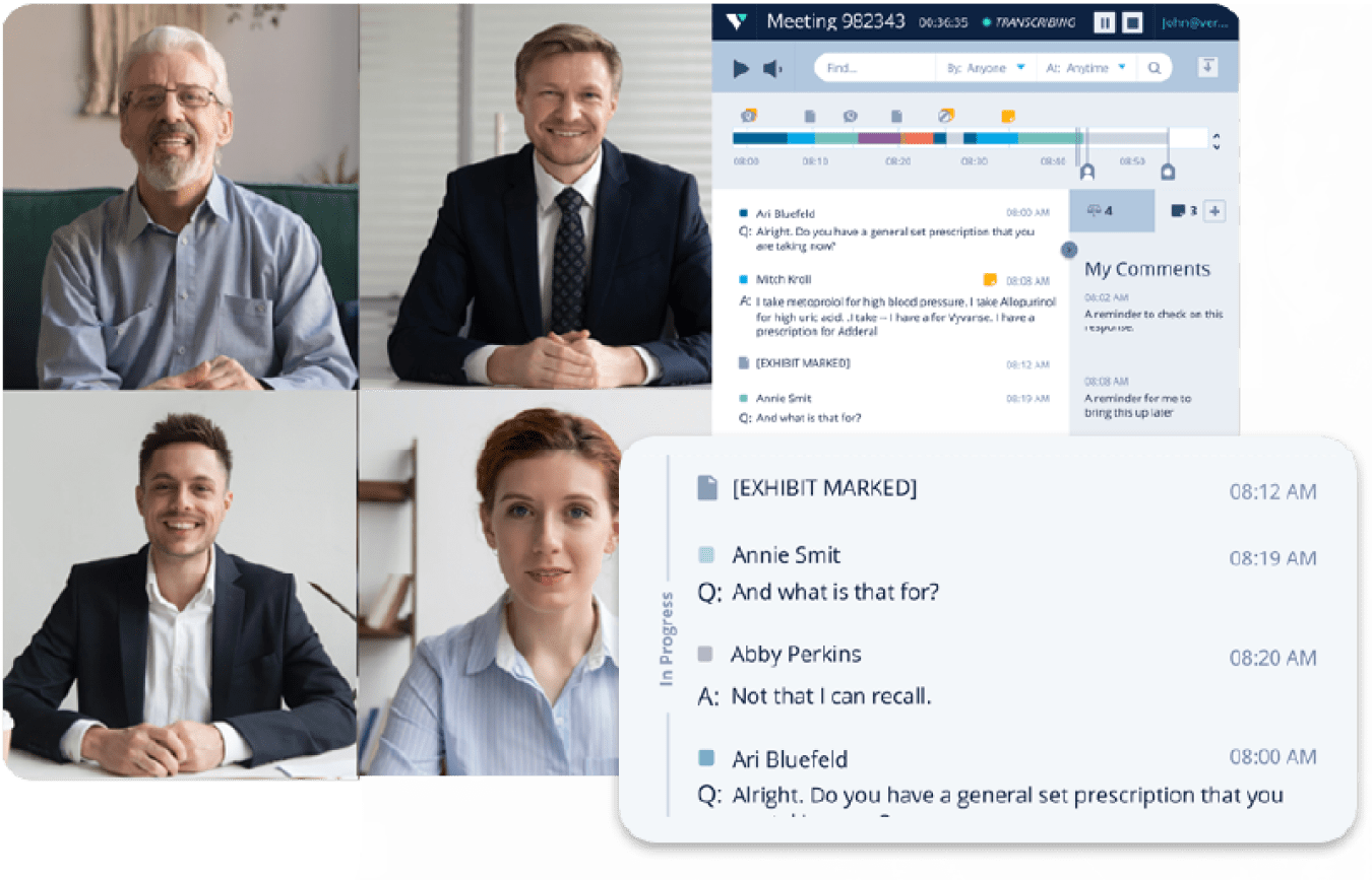 Remote Deposition & Legal Transcription Software | Verbit
